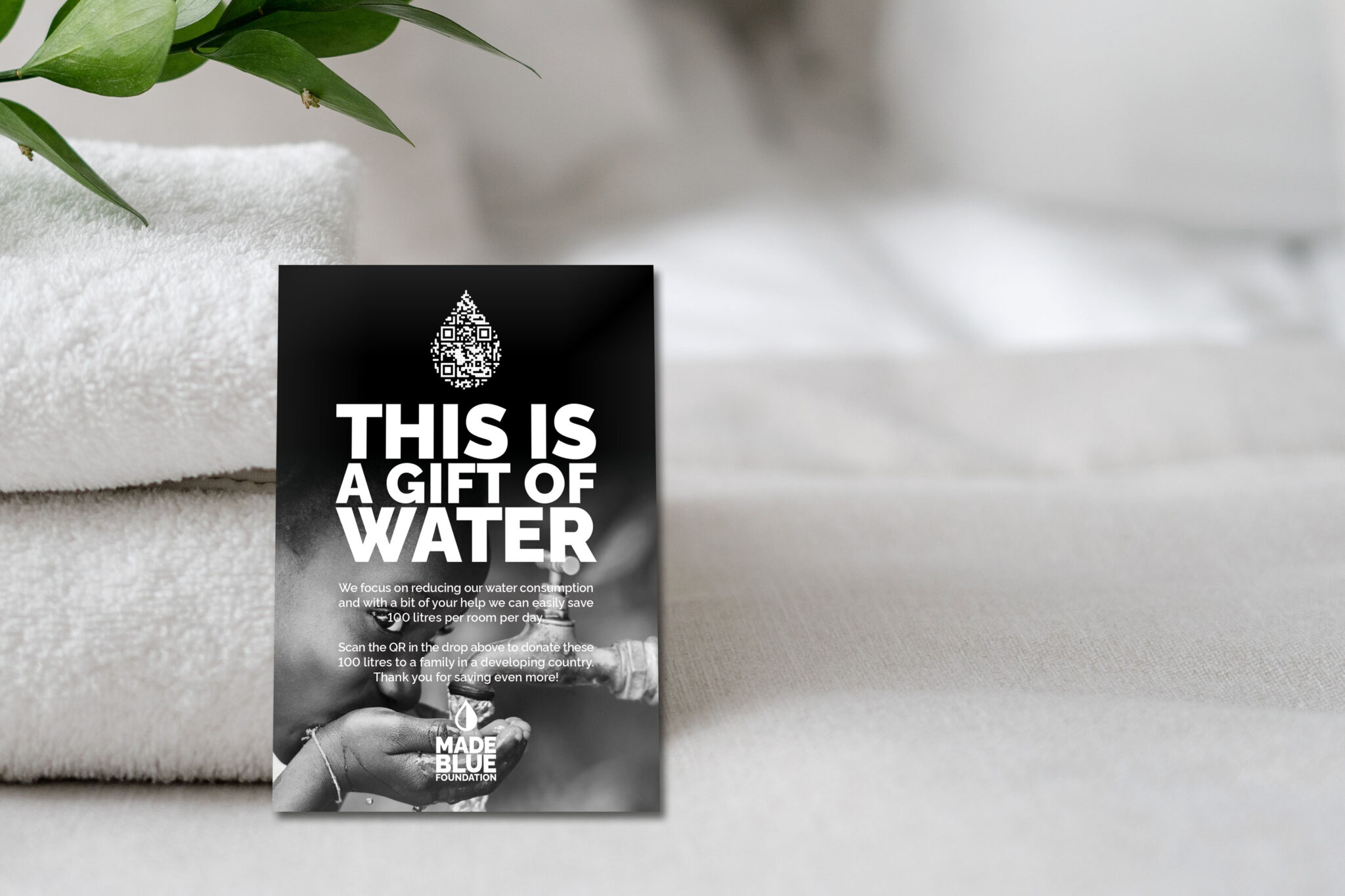 Save and serve water in your hotel