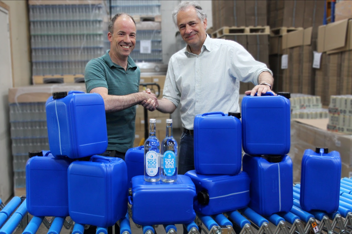 Pre-bottled water from Made Blue - Made Blue Foundation
